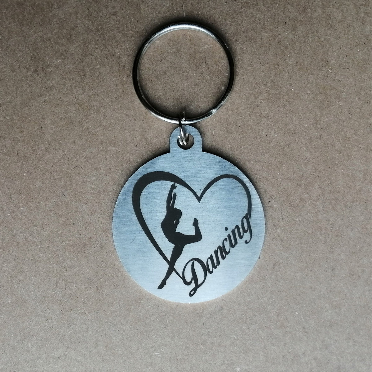 Dancing - Round Keyring – SA Medal Hangers