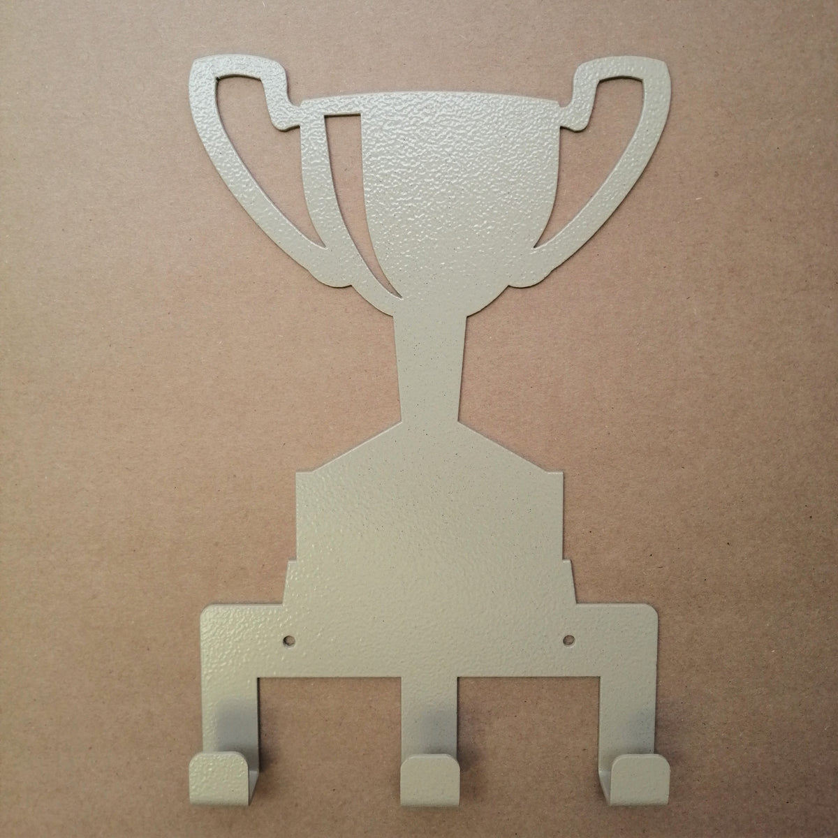 Trophy 3 Hook Hanger | Gold Colour | Key Coat Hanger – SA Medal Hangers