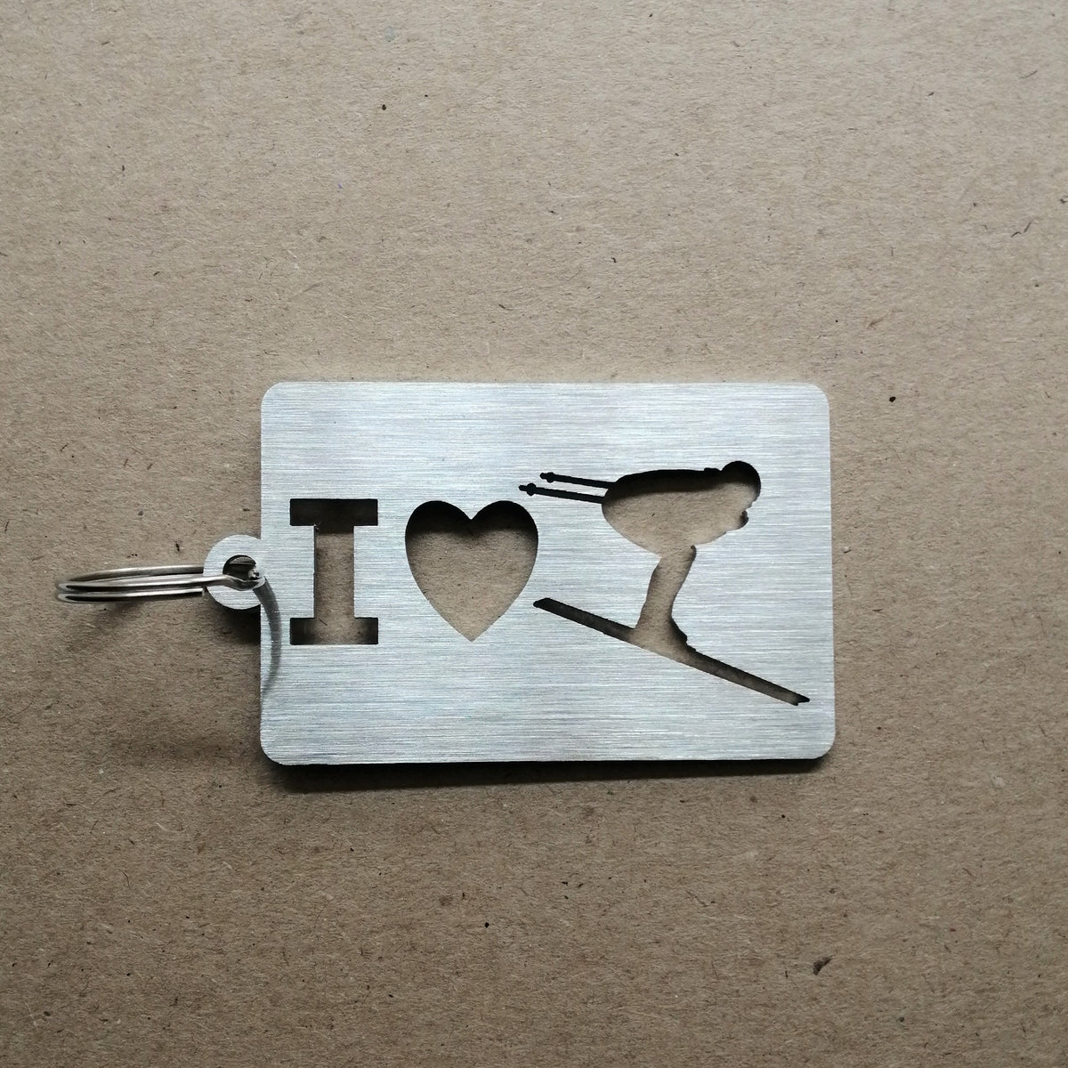 Love Snow Skiing - Keyring – SA Medal Hangers