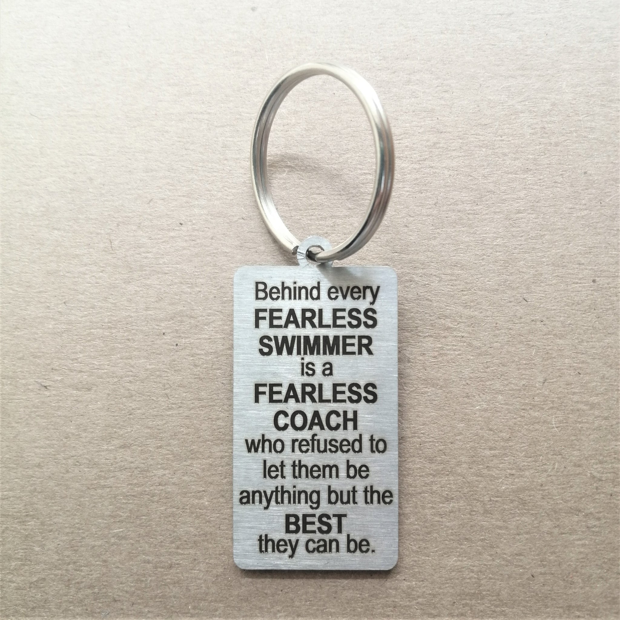 Fearless Swimmer / Fearless Coach - Keyring – SA Medal Hangers